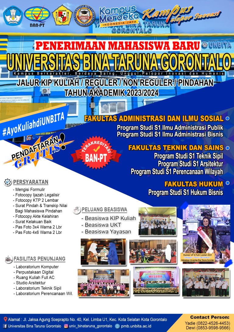 Maukuliah | Universitas Bina Taruna Gorontalo